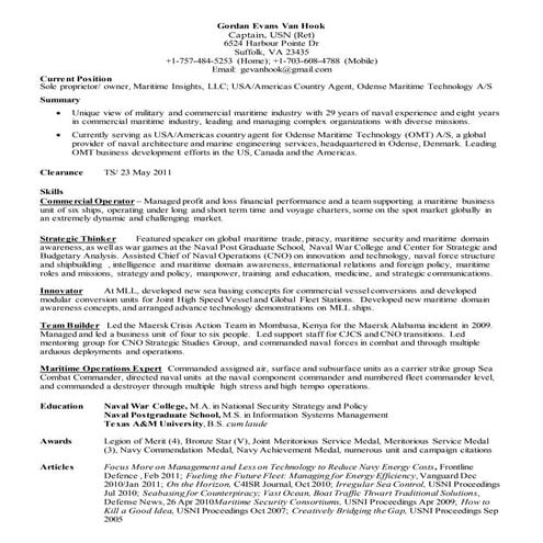 Van_Hook_Resume_Jan 2016 | DOCX | Cruises | Travel Type