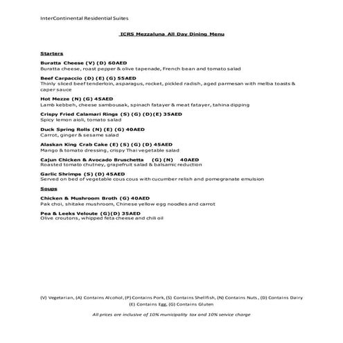 ALL DAY DINE MENU | DOCX | Barbecues and Grilling | Food & Drink