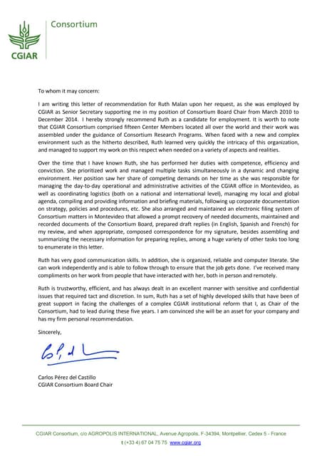 Photon Systems Recommendation Letter | PDF