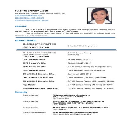 CV_Sunshine Jacob | DOCX