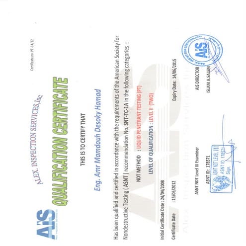 003- IWE Certificate | PDF