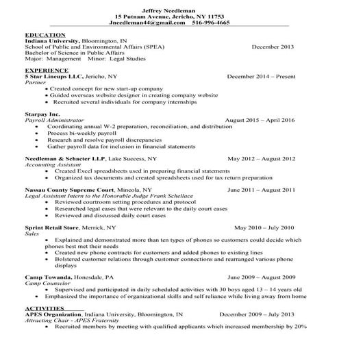 Resume-J | PDF