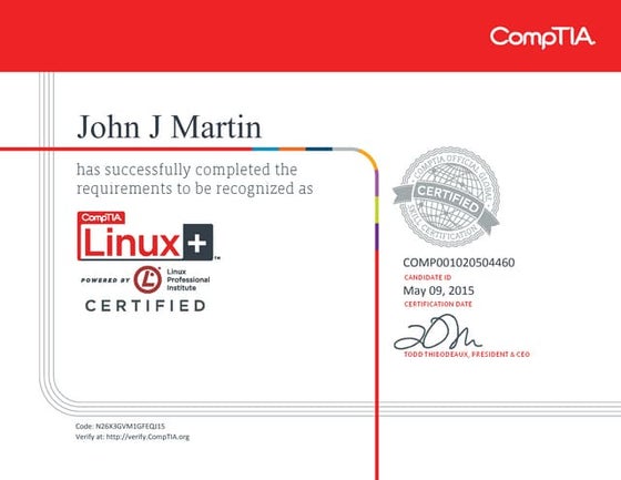 CompTIA Linux+ (Powered by LPI) certificate | PPT
