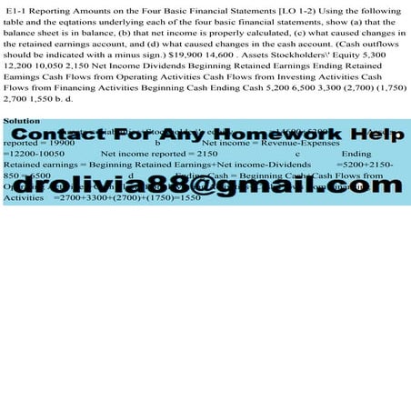 E1-1 Reporting Amounts on the Four Basic Financial Statements [LO 1-2.pdf