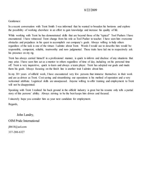 Gene Recomendation Letter | DOCX