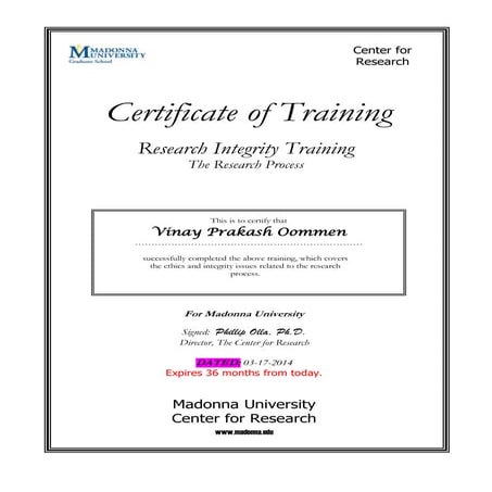 Certificate Research Process(7) | PDF