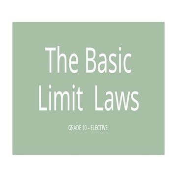 BASIC CALCULUS_LIMIT LAWS AND THE EXAMPLE.pptx