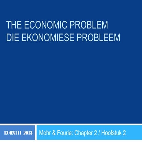 Chapter 1: What is Economics | PPT