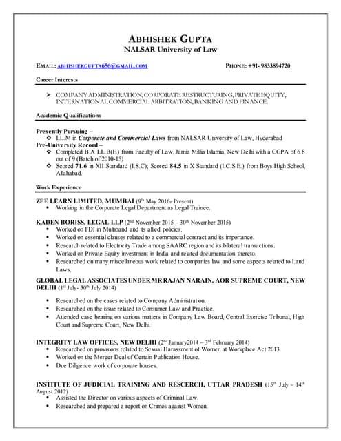 Nidhi Agrawal Resume | PDF