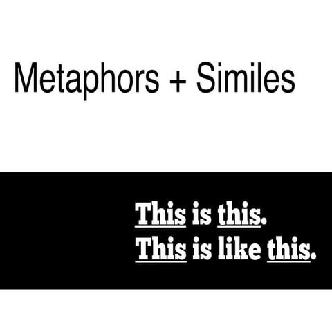 Similes and metaphors in Holes | PPT