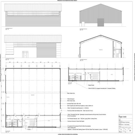 plans elevations sections | PDF | Civil Engineering Industry | Industries