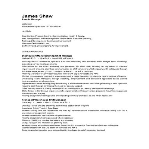 CV - Thabo Mashita | DOCX