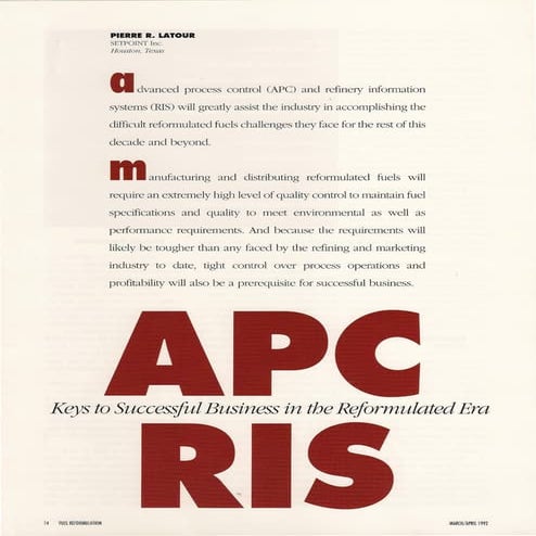 Article [Hydrocarbon Processing]- Refinery-wide Model in Aspen HYSYS | PDF
