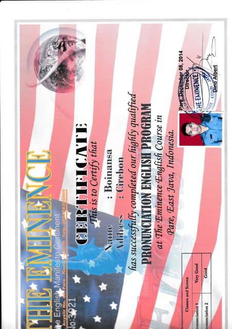 Eng Mohamed UPDA Certificate | PDF