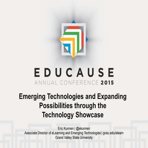 Emerging Technologies and Expanding Possibilities through the ...