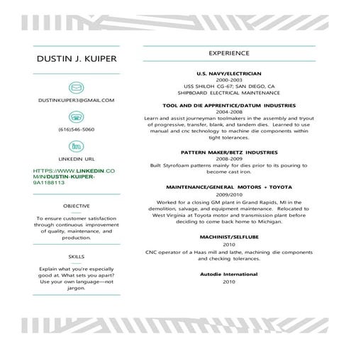 Resume ben perkins | PDF