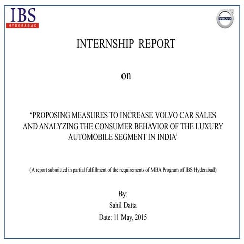 INTERNSHIP FINAL PRESENTATION | PPTX