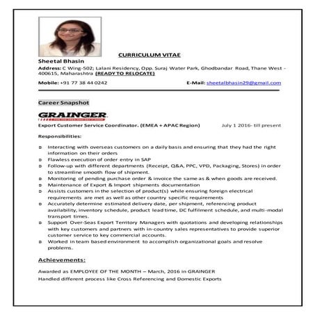 Sheetal Bhasin - CV | DOCX