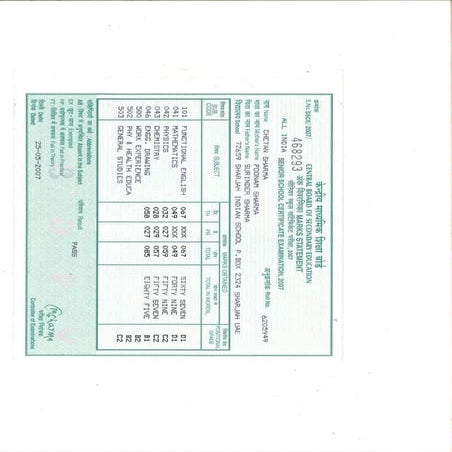 SENIOR SECONDARY-CERTIFICATE | PDF