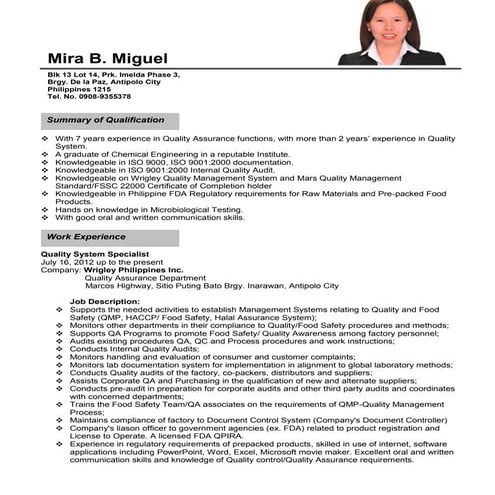 2015 Mira Resume-signed | PDF