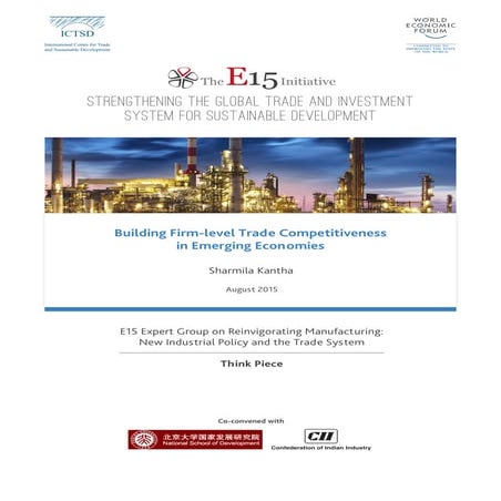 Building Firm-level Trade Competitiveness in Emerging Economies | PDF