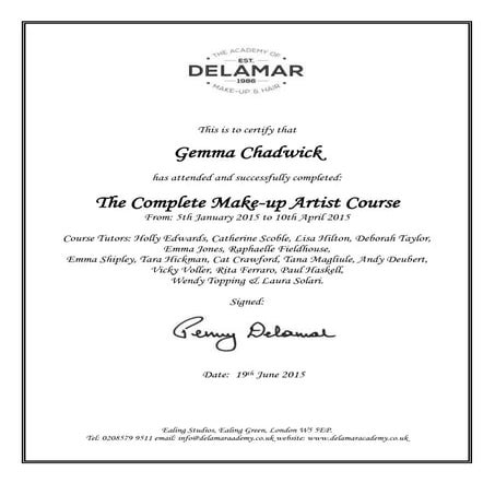 Gemma Chadwick presentations