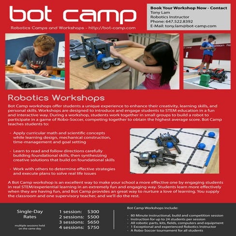 Bot Camp Workshop Flyer | PDF