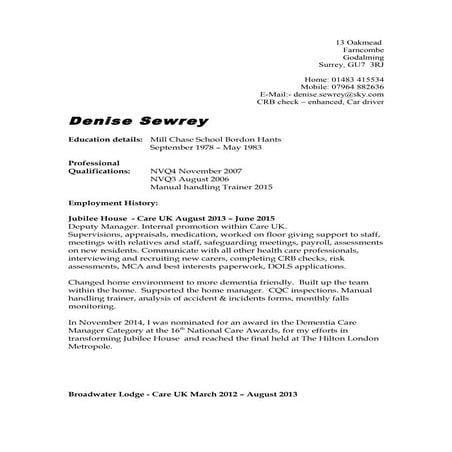 RNFA resume, nat | DOCX