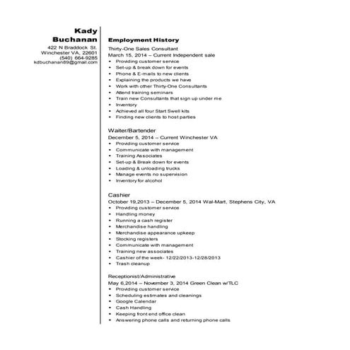 Nancy's resume | DOC