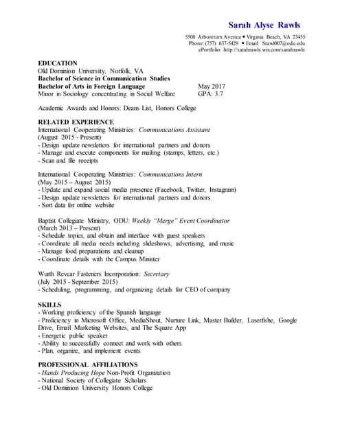 Mike Wood Resume | PDF