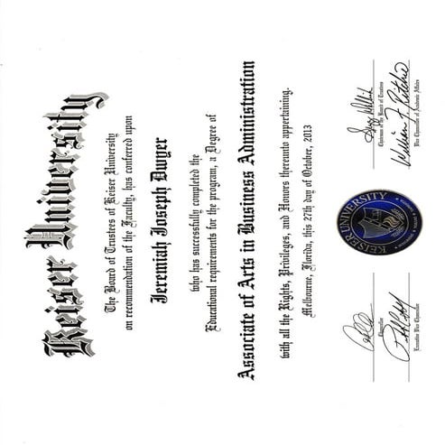 Associate of Arts in Business Administration | PDF | Business ...