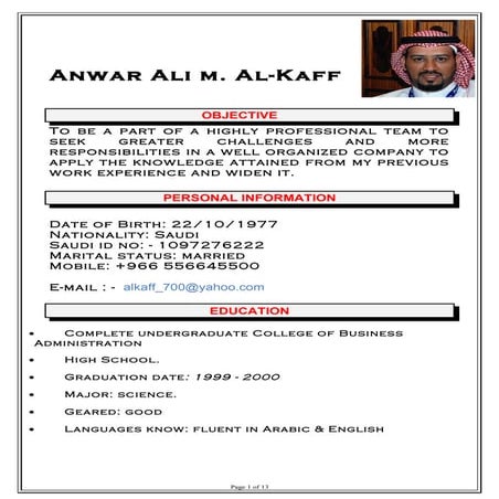 CV 2 anwar | DOC