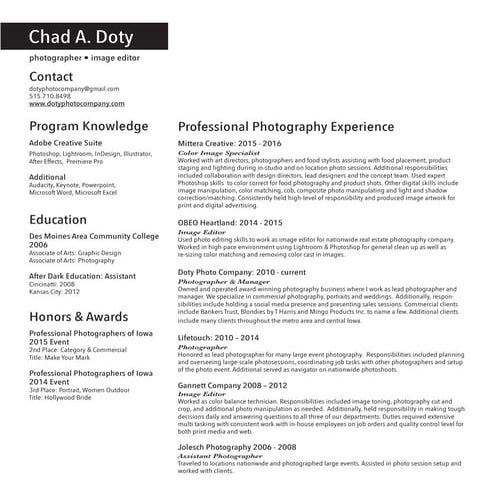 Chad Murray Resume | PDF