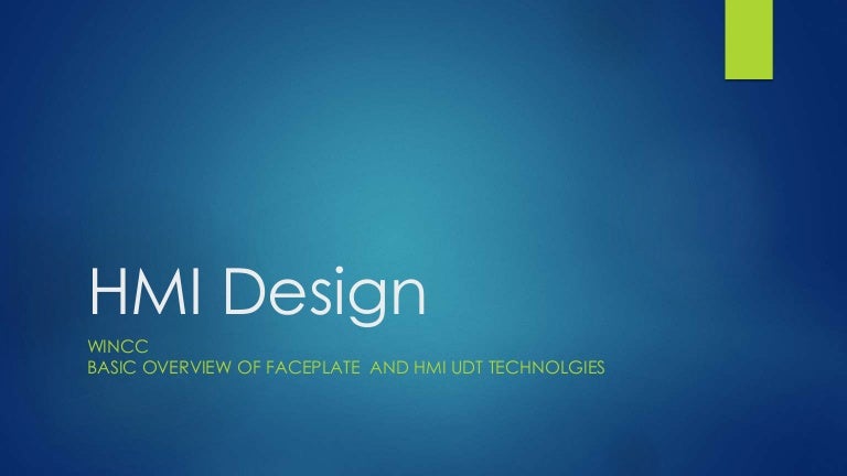 HMI Design