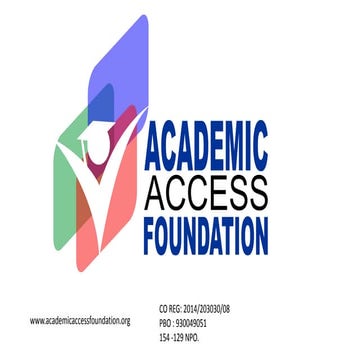 About Academic Access Foundation | PDF