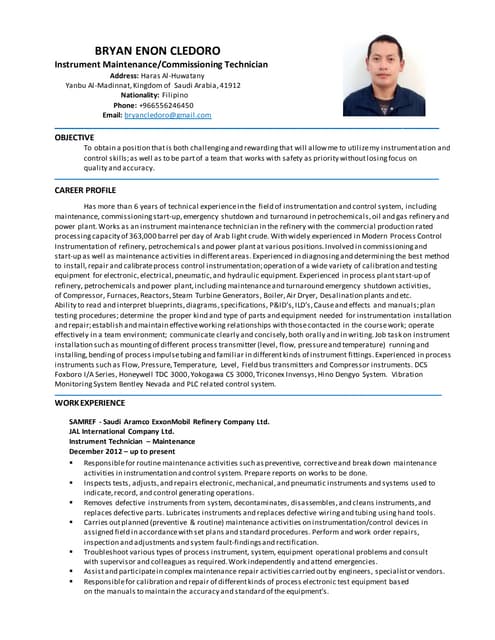 Nitinkumar CV. ( Instrument Supervisor) | DOCX