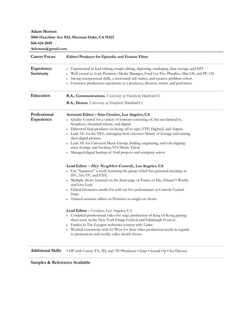 Luis tinajero's resume 2013 | PDF