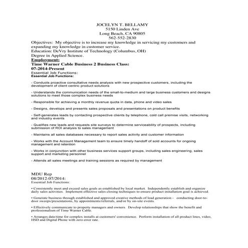 old resume | PDF