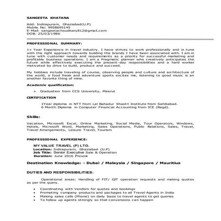 Travel Agency Operation | PPTX