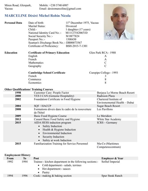 Resume Jacques | PDF