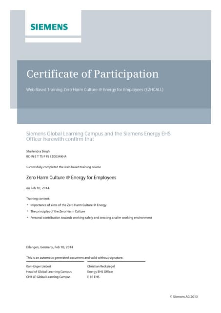 Certificate2 | PDF
