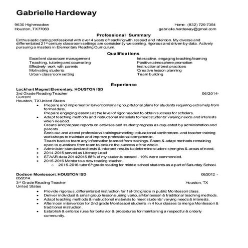 Shannon Hall Resume | PDF