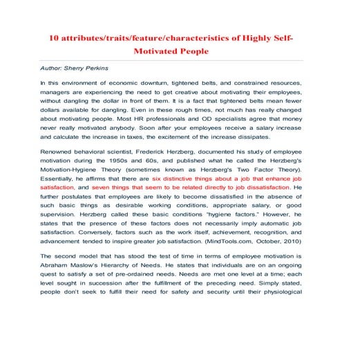 Emplyee Motivation | PPT