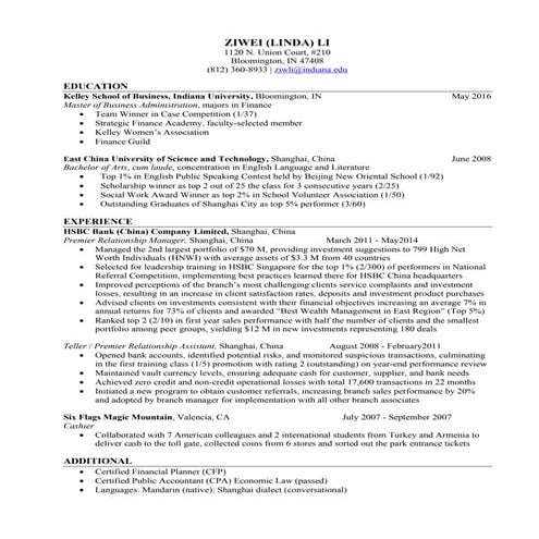 DIANHANG ZHOU_resume | PDF