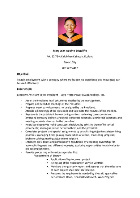 Resume-Migallos, Madeleine | PDF