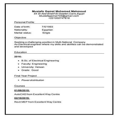 Mahmoud-Gebril-CV | PDF