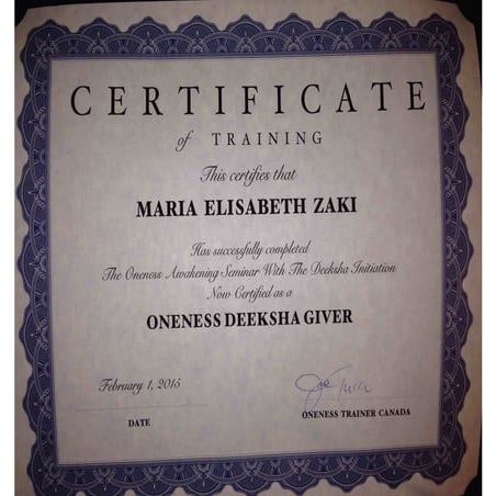 Oneness Deeksha Certificate | PDF