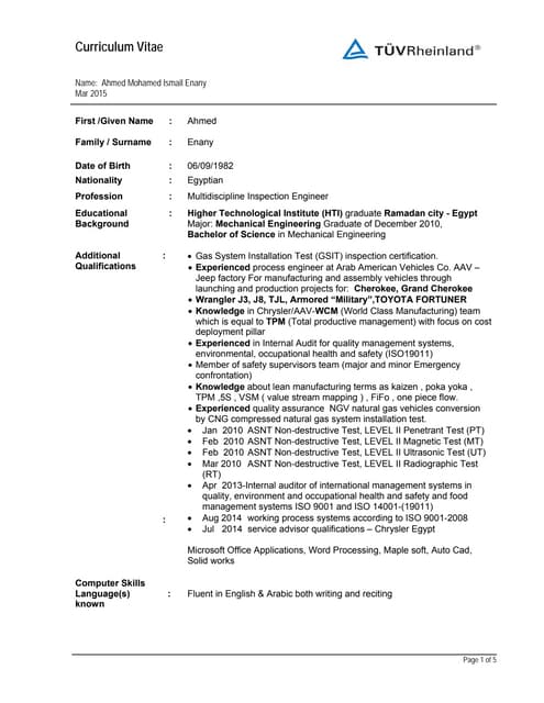 Resume (Mohammed Sami Ahmed) | PDF