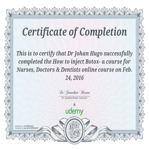 Udemy-Introduction to Botox | PPT