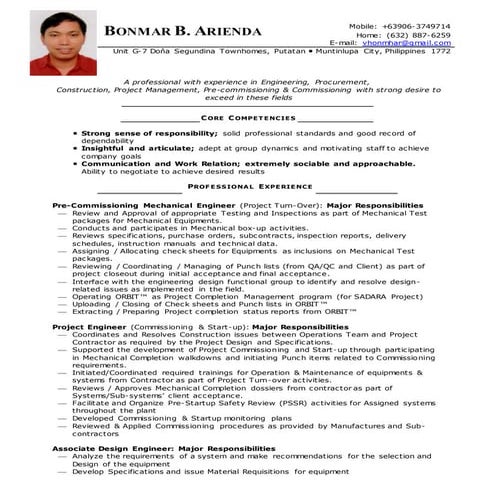 BBA resume_2017 | PDF